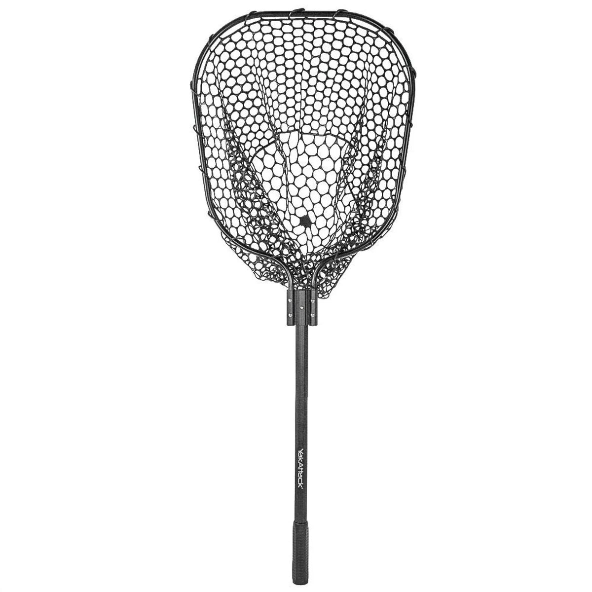 YakAttack Landing Net with 24” Long Telescoping Handle and Rubber Nett ...
