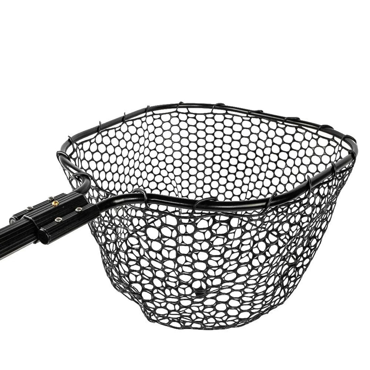 YakAttack Landing Net with 24” Long Telescoping Handle and Rubber Nett ...