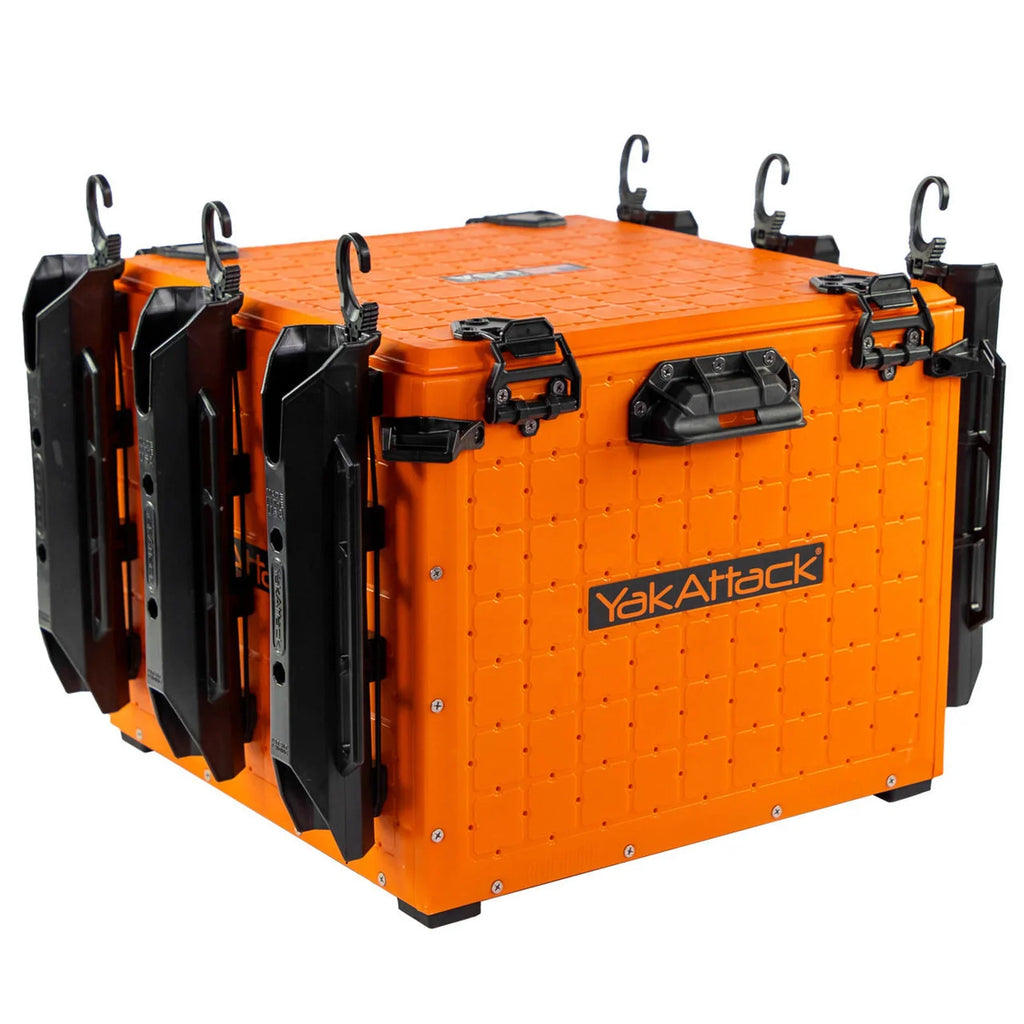 YakAttack BlackPak Pro Kayak Fishing Crate, 16x16, Orange – Kayak ...