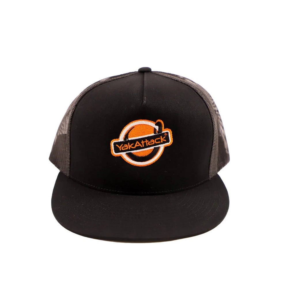 YakAttack Hooked Logo Trucker Hat - Black – Kayak Fishing Supplies